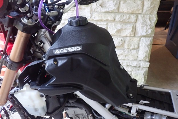 CRF 300L: Acerbis tank, crash bars, USB | Adventure Motorcycling Handbook